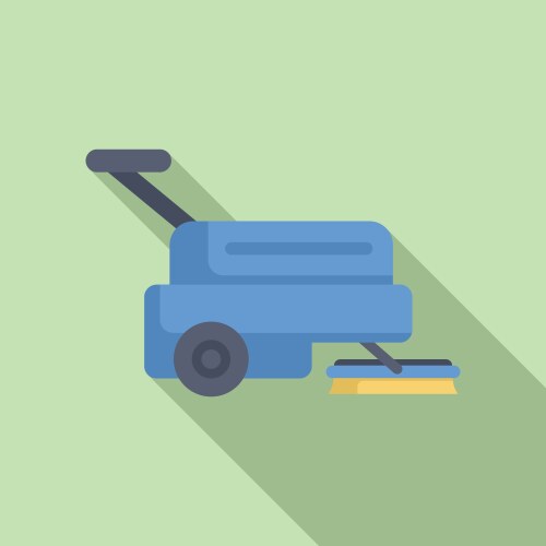Cleaning floor machine using rotating brushes icon