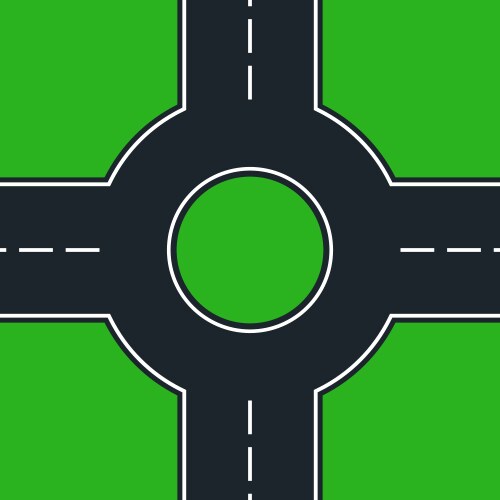 Roundabout Road Vector Images (over 1,600)