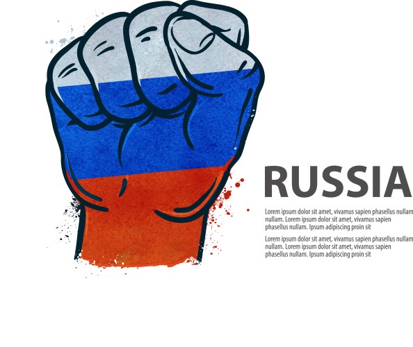 Clenched fist raised up sketch Royalty Free Vector Image