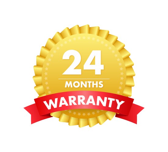 12 months warranty support service icon Royalty Free Vector
