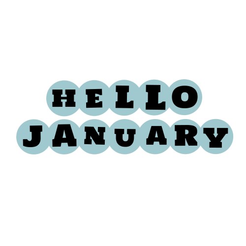 Hello January Vector Images (over 750)