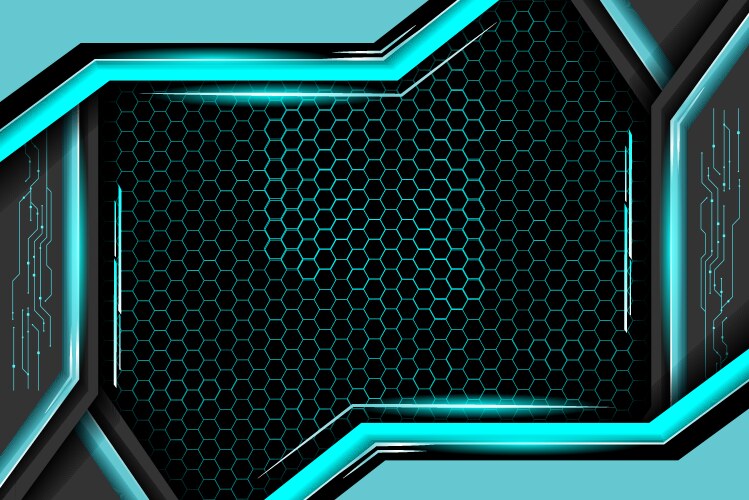 Modern blue abstract background Royalty Free Vector Image