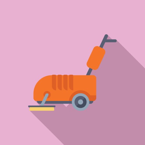 Professional floor cleaning machine polishing Vector Image