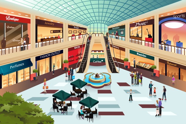 Shopping Mall Vector Images (over 58,000)