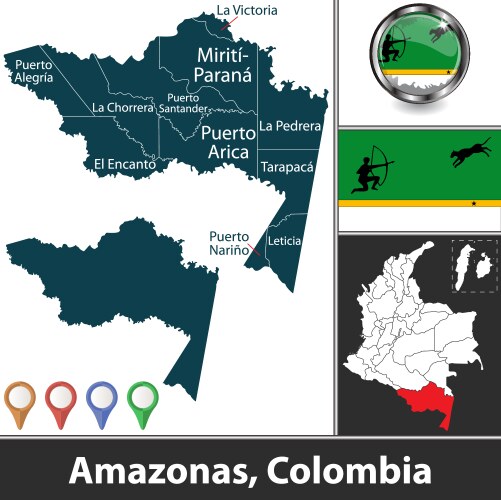 Colombia Map Vector Images (over 2,700)
