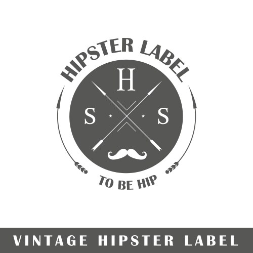 Homemade label design element Royalty Free Vector Image