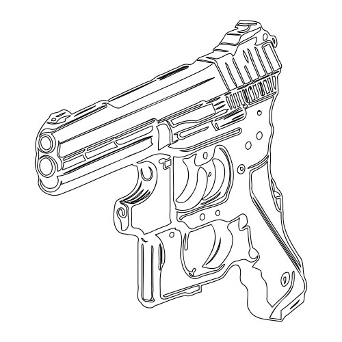 Gun Outline Vector Images (over 50,000)