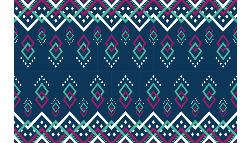 Ethnic seamless pattern traditional geometric Vector Image