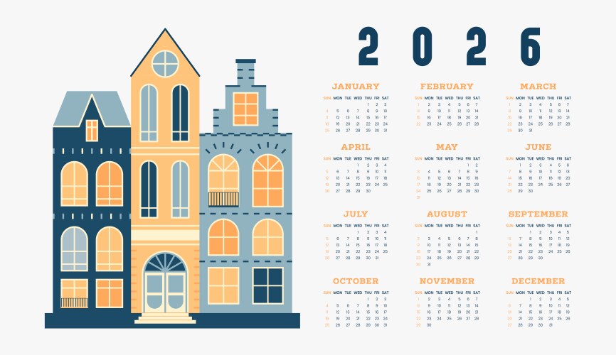 2026 Calender Vector Images (over 490)