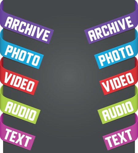 Left and right side signs - men women Royalty Free Vector