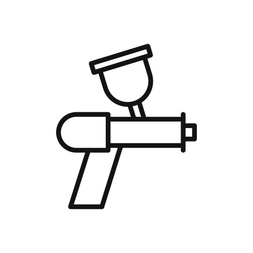 No gun icon set prohibition safety control symbol Vector Image