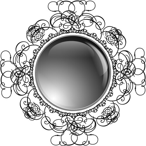 Round frame Royalty Free Vector Image - VectorStock