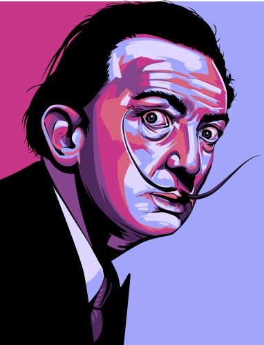 Salvador Dali Vector Images (over 430)