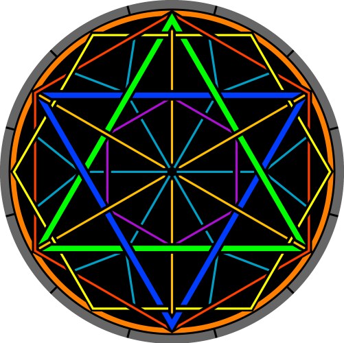 Hexagram Vector Images (over 9,100)