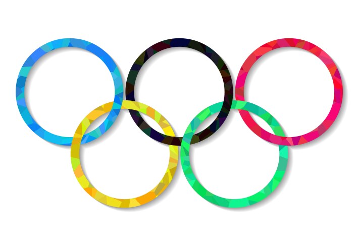 Crest emblem five stars Royalty Free Vector Image