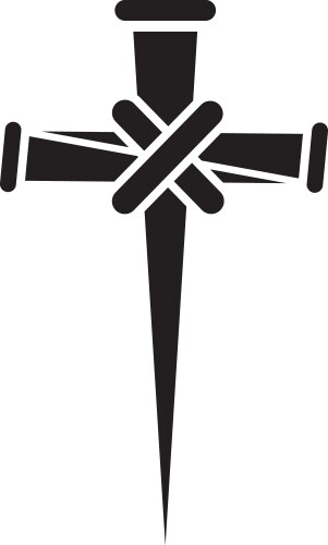 Crucifixion jesus christ a religious symbol Vector Image