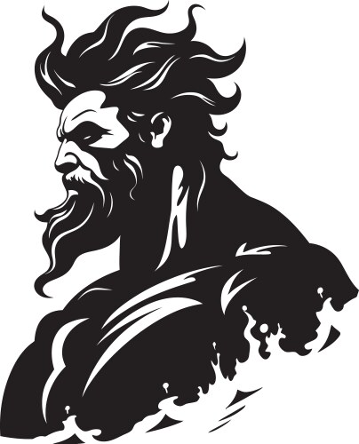 Black and White Greek Gods Vector Images (over 6,200)