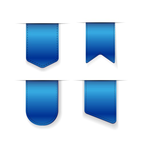 Blue ribbon Royalty Free Vector Image - VectorStock