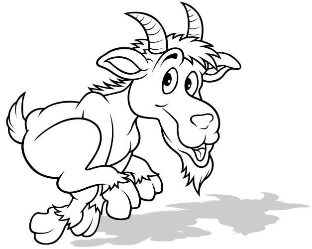 Farm animal cartoon drawing Royalty Free Vector Image