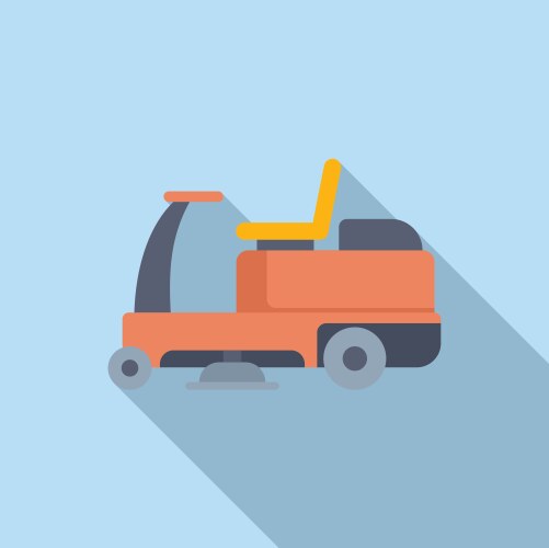 Cleaning floor machine using rotating brushes icon