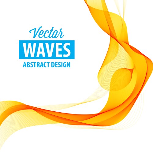 Abstract color wave Royalty Free Vector Image - VectorStock