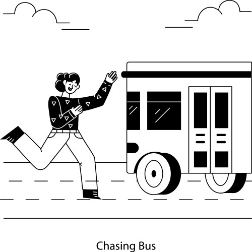 Chasing a Bus Vector Images (82)