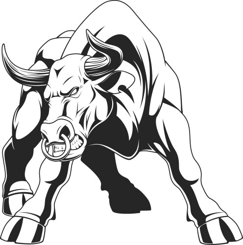 Bull Royalty Free Vector Image - VectorStock