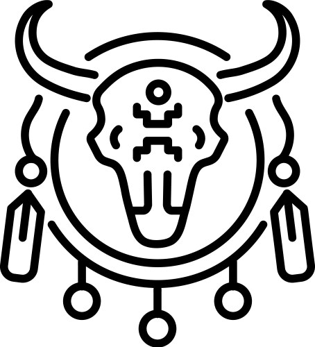 Bison Skull Vector Images (over 1,000)