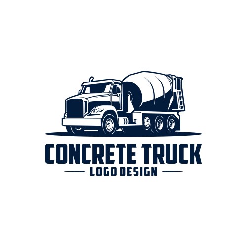 Concrete Mixer Logo