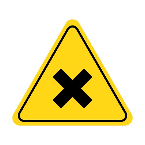 Danger Signs Warning Yellow Vector Images (over 51,000)