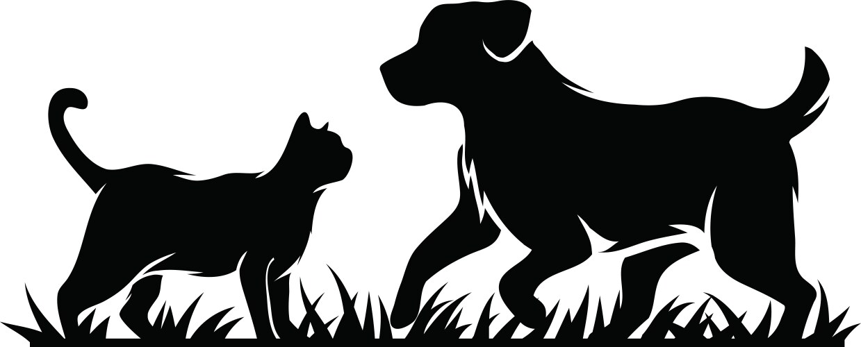 Dog and Cat Silhouette Vector Images (over 39,000)