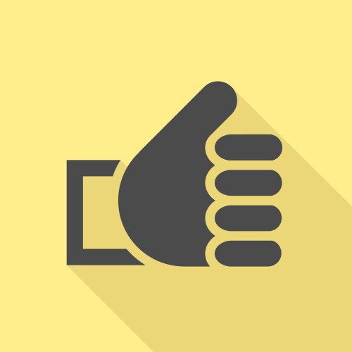 Good thumbs up icon Royalty Free Vector Image - VectorStock