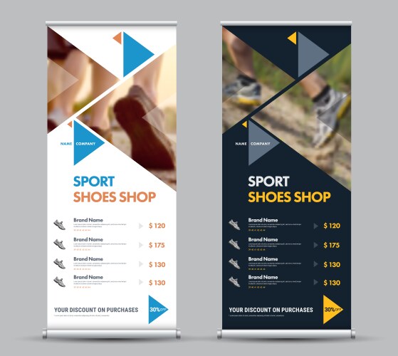 Roll Up Banner for Sports Vector Images (over 130)