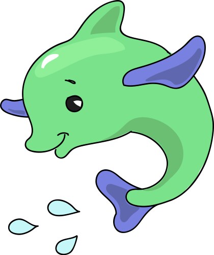 Dolphin Cartoon Vector Images (over 14,000)