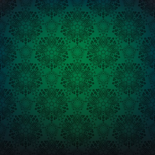 Green floral pattern Royalty Free Vector Image