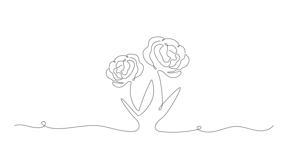 Rose Continuous Vector Images (over 2,300)