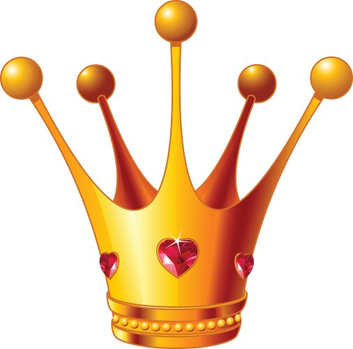 Princess crown background Royalty Free Vector Image