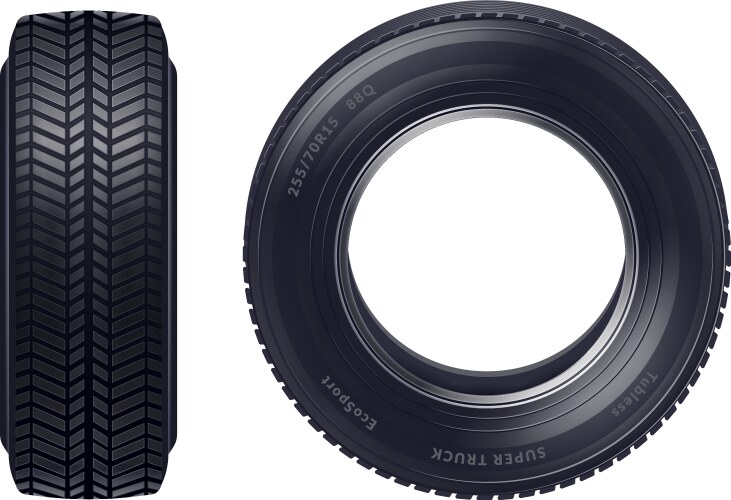 Tire cartoon Royalty Free Vector Image - VectorStock