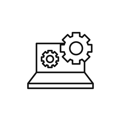 Technical support icon symbol on white background Vector Image