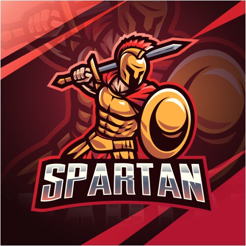 Bee mascot esport logo design Royalty Free Vector Image