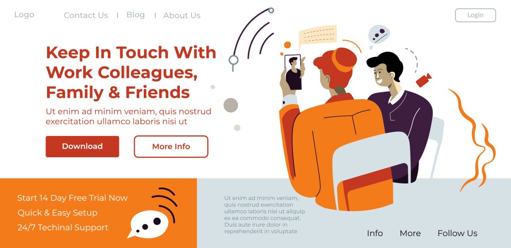 Family video chat calling distance meet screen Vector Image