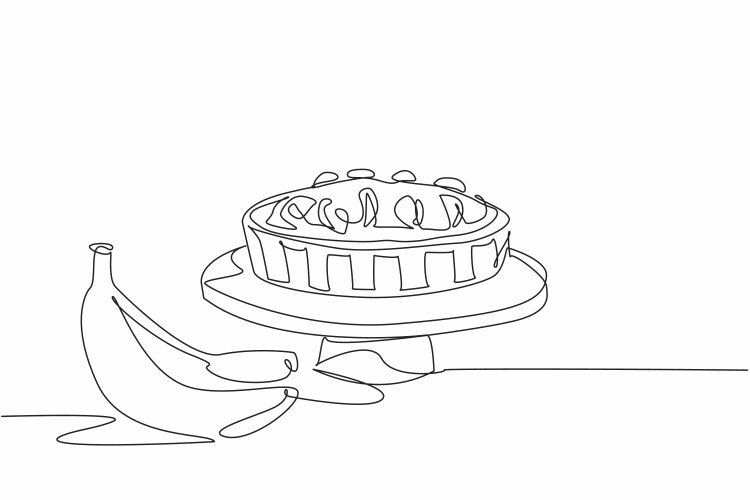 Single one line drawing hand holding popsicle ice Vector Image