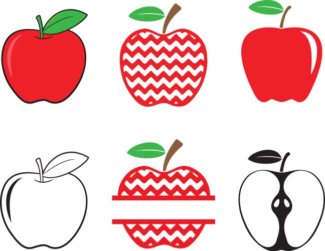 Apple clipart Vector Images & Graphics for Commercial Use | VectorStock