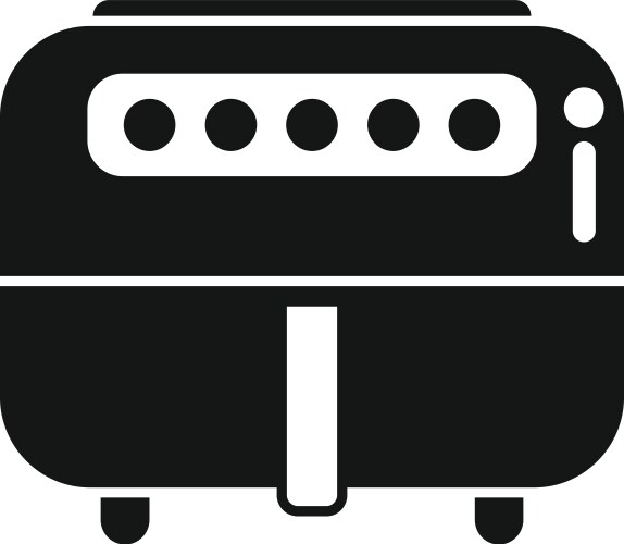 Modern multi cooker machine drawing for cooking Vector Image