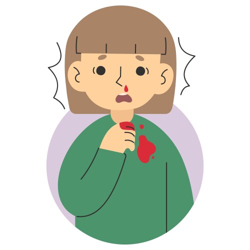 Bloody nose 5 Royalty Free Vector Image - VectorStock Bloody nose 5 Royalty Free Vector Image - VectorStock