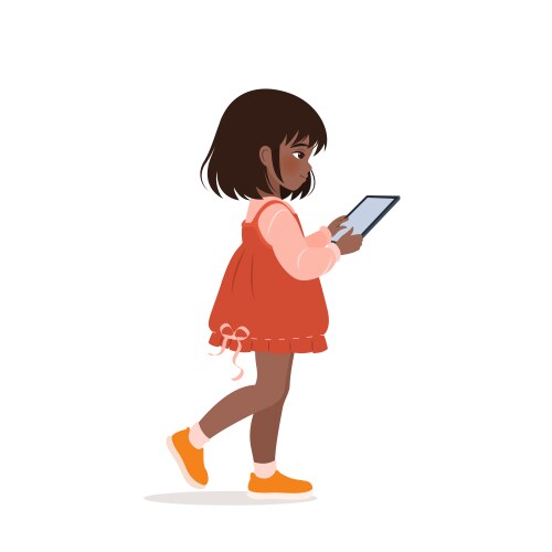 Kids Using Mobile Phone Cartoon Vector Images (over 670)