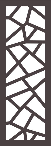 Jali design for graphic and cnc router Royalty Free Vector