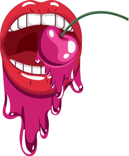 Dripping Lips Vector Images (over 450)