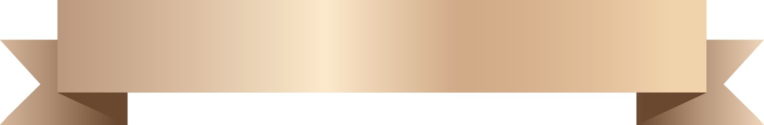 Gold ribbon blank template Royalty Free Vector Image