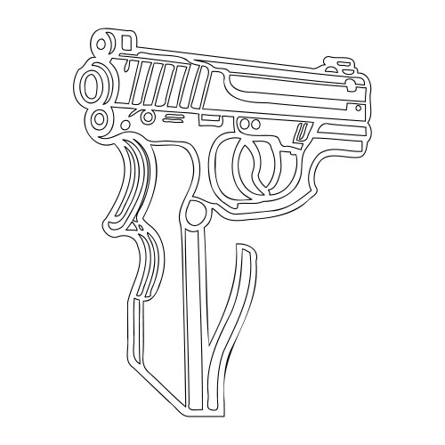 Gun Outline Vector Images (over 50,000)